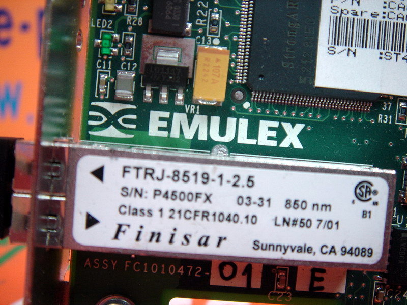 EMULEX FTRJ-8519-1-2.5 2Gb PCI-X Fibre Channel Adapter - PLC DCS SERVO Control MOTOR POWER ...